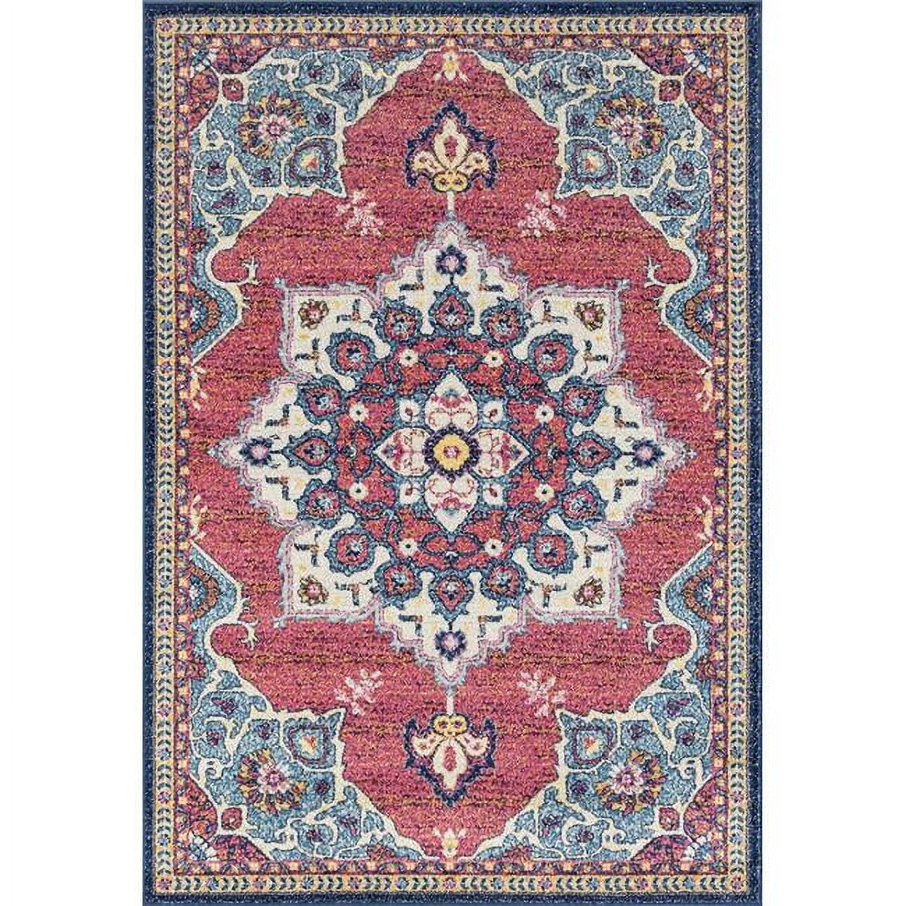 9 ft. 8 in. x 13 ft. 2 in. Abigail Valentina Rug, Midnight Blue ...