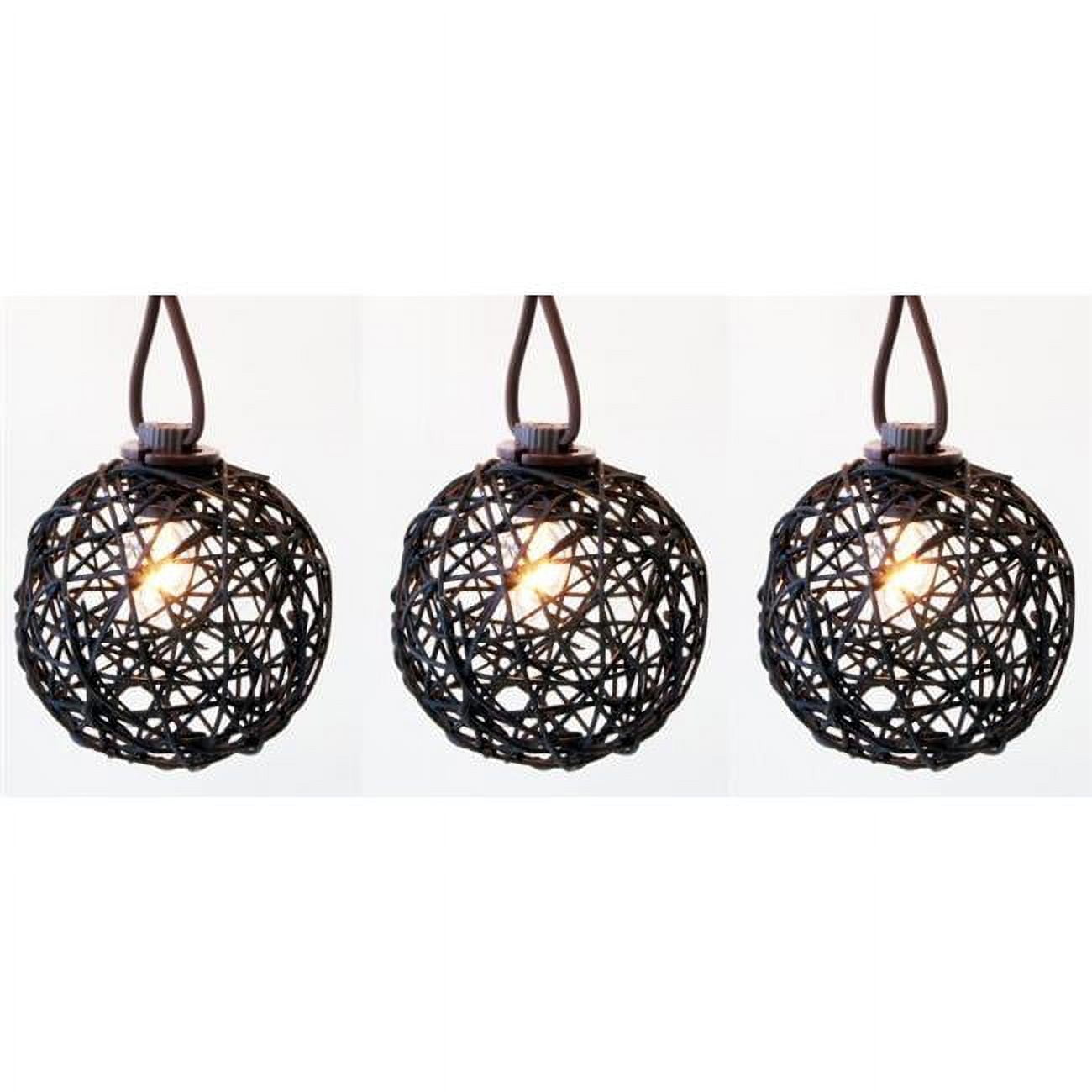 9 ft. C7 Ratton Ball Light Set Clear - 10 Lights - Walmart.com