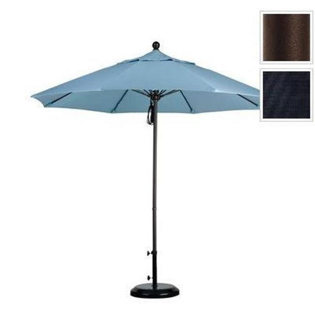 9 ft. Fiberglass Pulley Open Market Umbrella - Navy Blue - Walmart.com