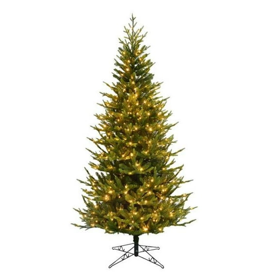 9 ft. Slim LED Vermont Christmas Tree, Clear & Warm White - 1500 Count ...
