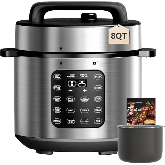 9-in-1 Cooker, 1000W Multi-Cooker with IMD Touchscreen, Olla de Presion ...