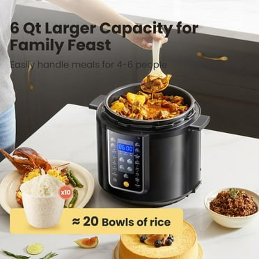 Instant Pot RIO Wide Plus 7.5 Qt Duo Large Electric Multi-Cooker, 9-in ...