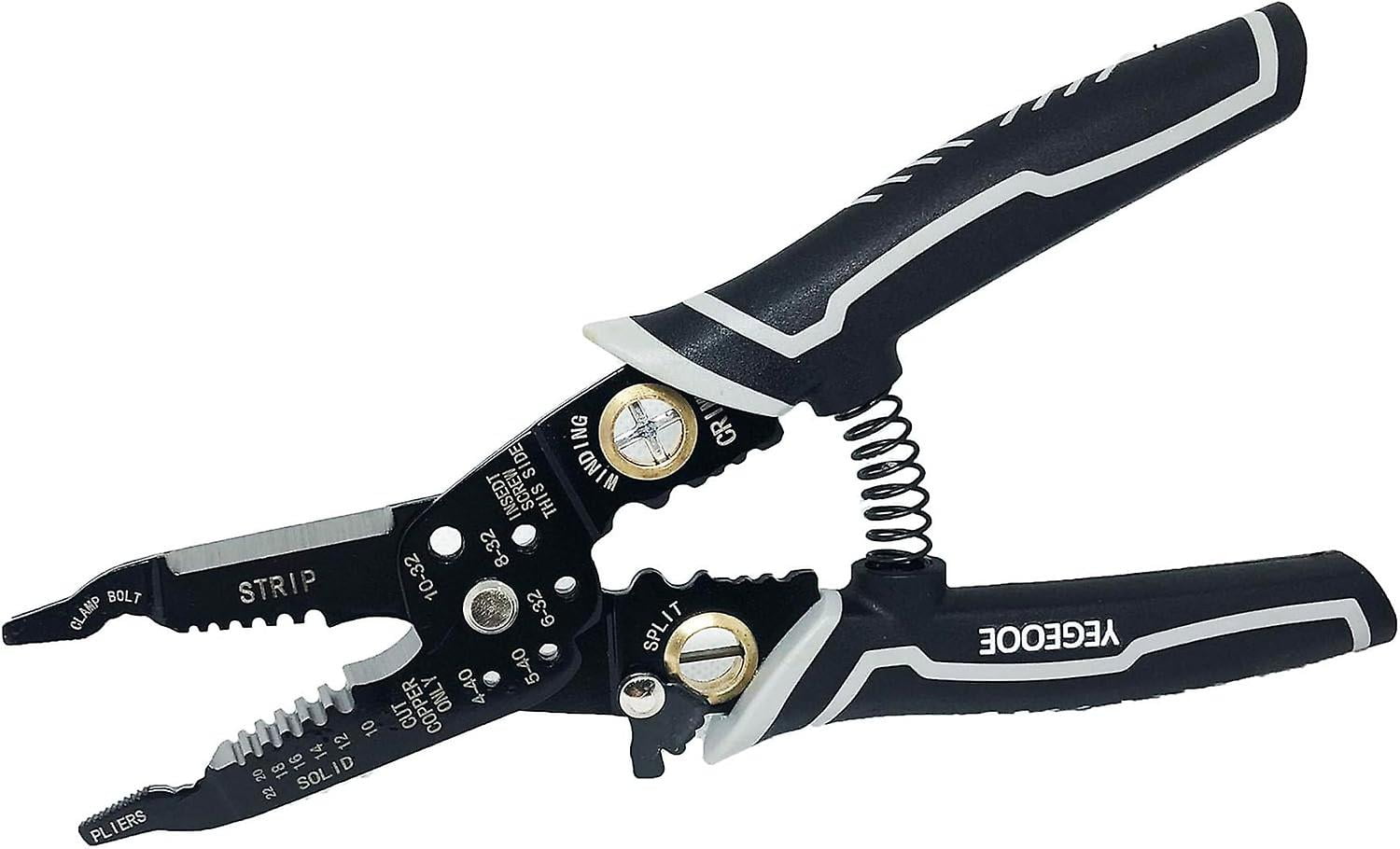 9-in-1 Wire Stripper Tool, 8inch Wire Strippers Electrical ...