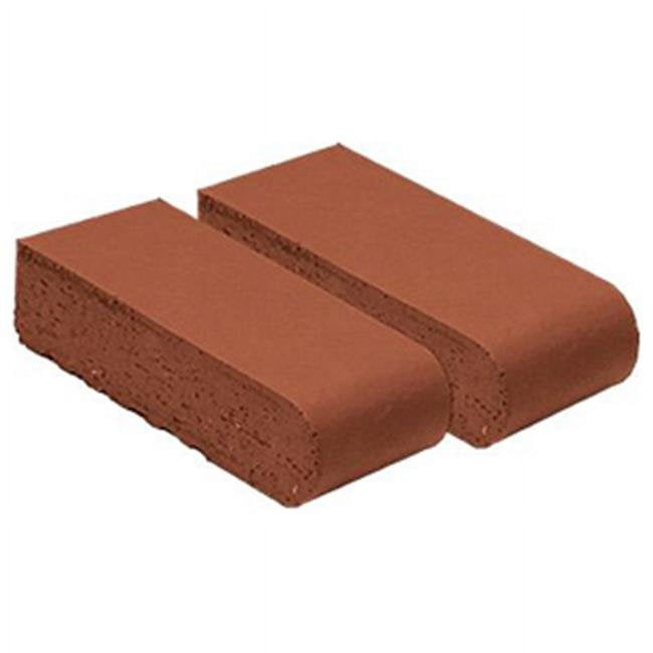 9 in. Brick Coping Plantation Pool Tile, Red - Walmart.com