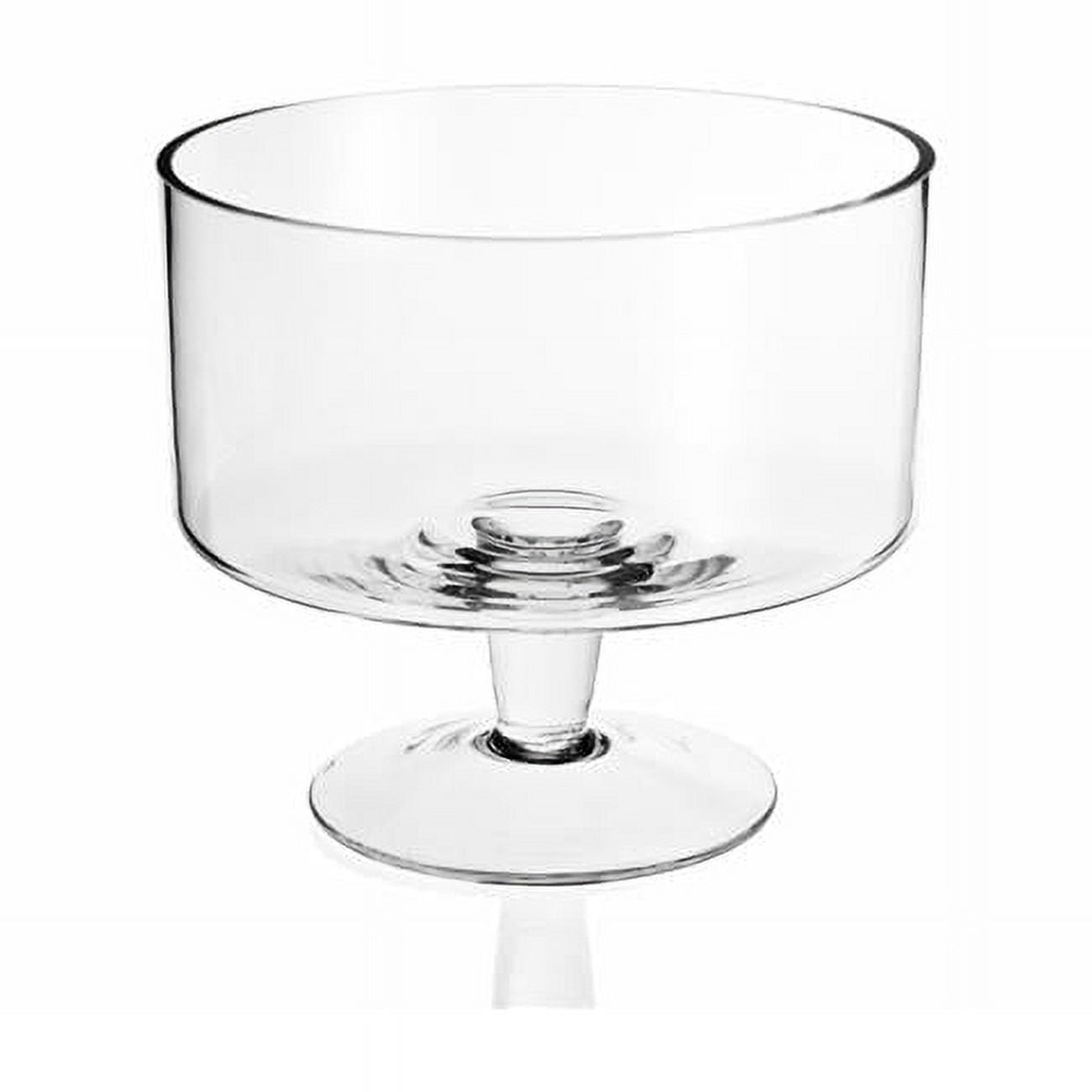 9 in. Mouth Blown Trifle Glass Bowl - Walmart.com