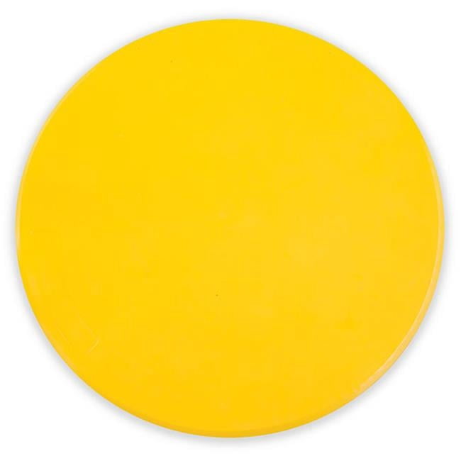 9 in. Poly Spot Marker, Yellow - Pack of 12 - Walmart.com