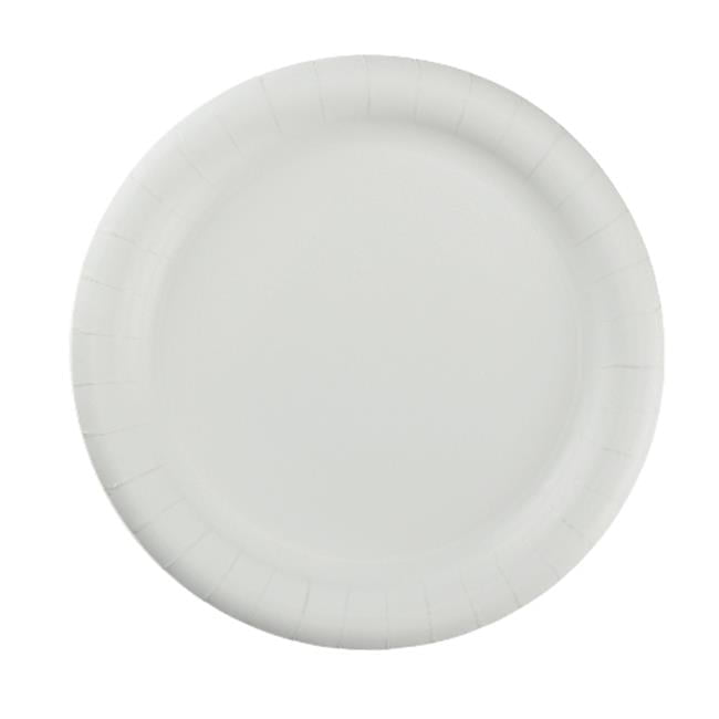 9 in. Premium Coated Paper Plate White - 4 Packs-Case - Walmart.com