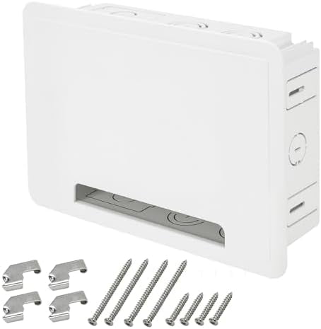 9" in-Wall Recessed TV Media Outlet Box – Cable Management Enclosure ...
