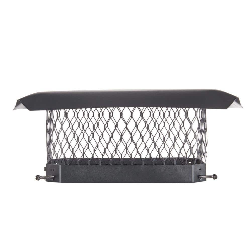 9 in. x 13 in. Mesh Chimney Cap in Galvanized Steel - Walmart.com