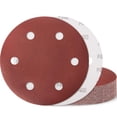 9-inch 6-hole sanding disc, 400 grit 15 pieces with hook and loop ...
