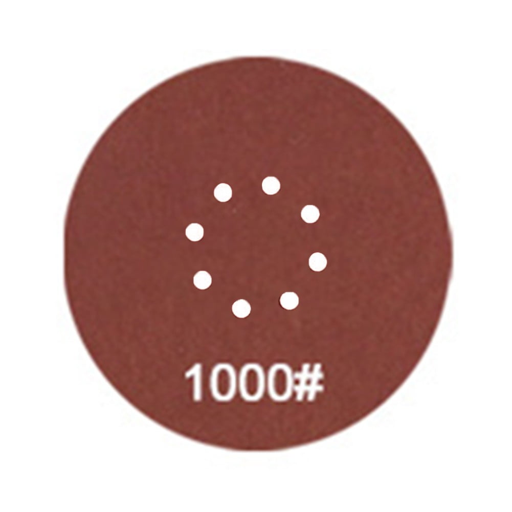 9 inch 8 hole Red Sand 225mm Velvet-backed Disc Sandpaper Flocking ...