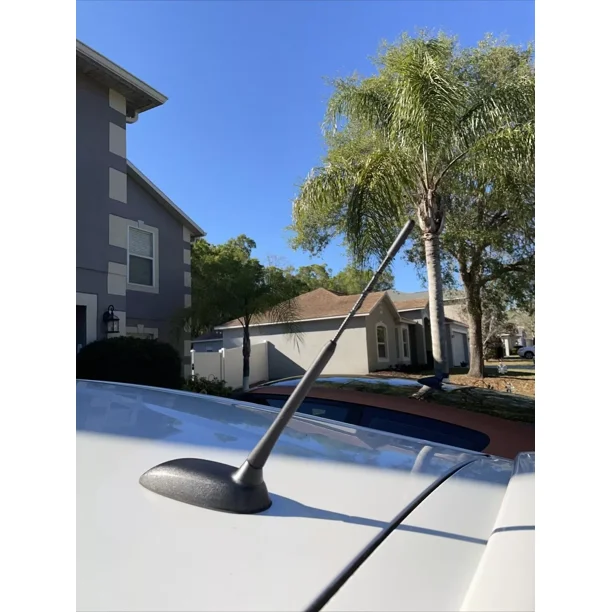 9" inch Antenna Mast Black Power Radio AM/FM for NISSAN VERSA & VERSA ...