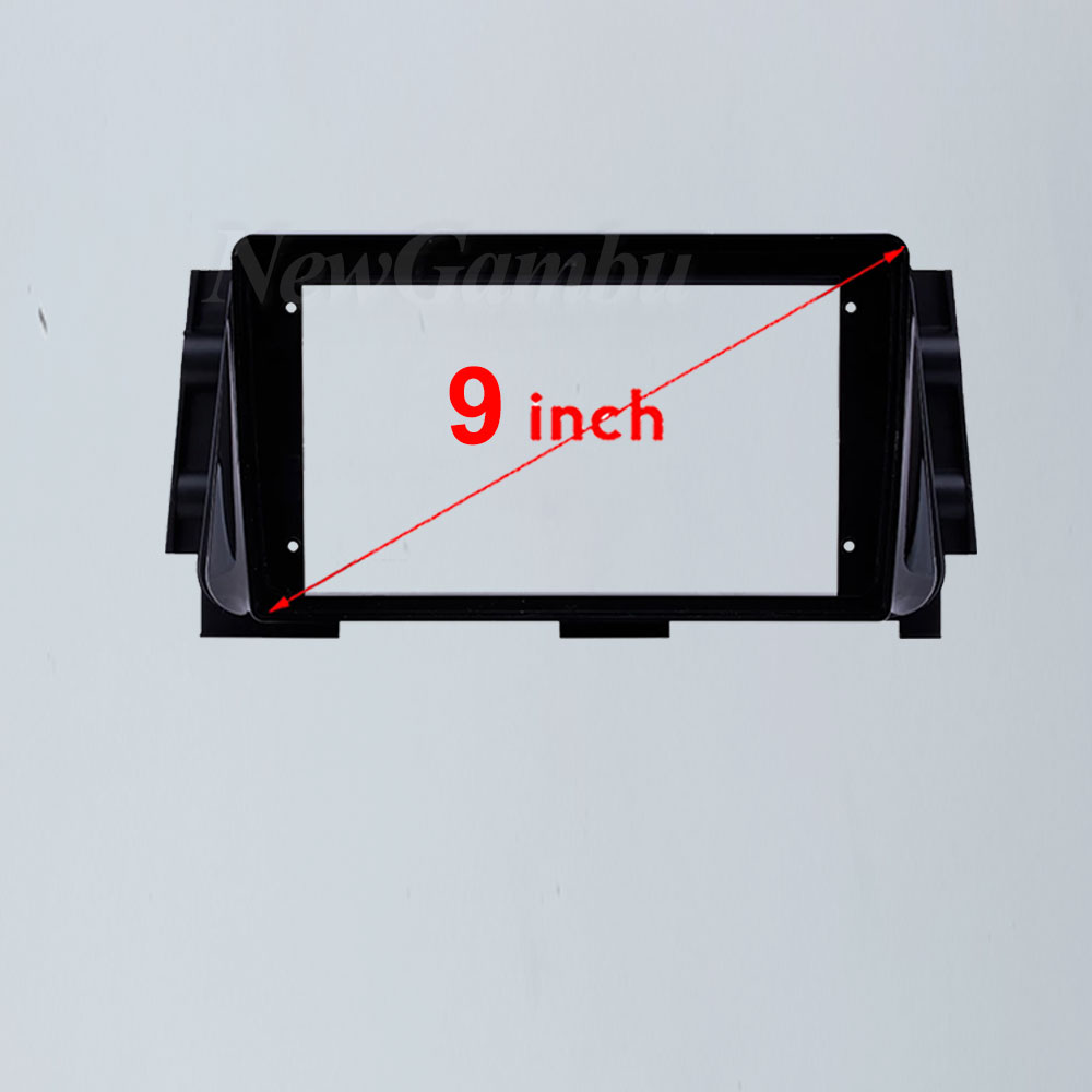 9 inch Car Fascia Frame For NISSAN MICRA KICKS 2017-2022 Cable Android Screen Dash Panel Trim ...
