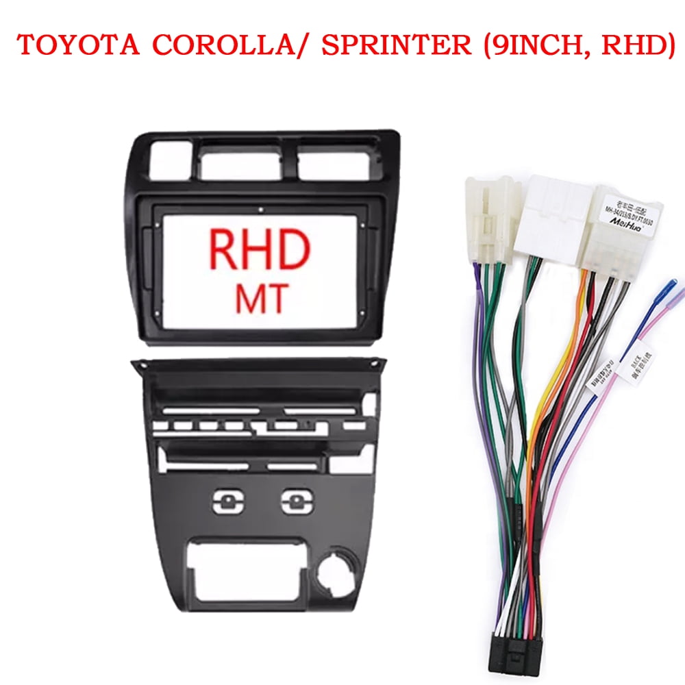 9 inch Car Fascia Radio Panel for TOYOTA Corolla, Sprinter 1991-1997 ...