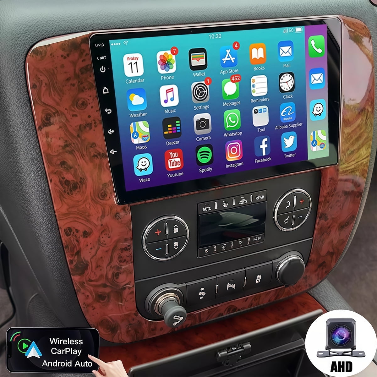 9 inch Car Radio for 2007-2013 Chevy Silverado Tahoe Suburban GMC Yukon ...