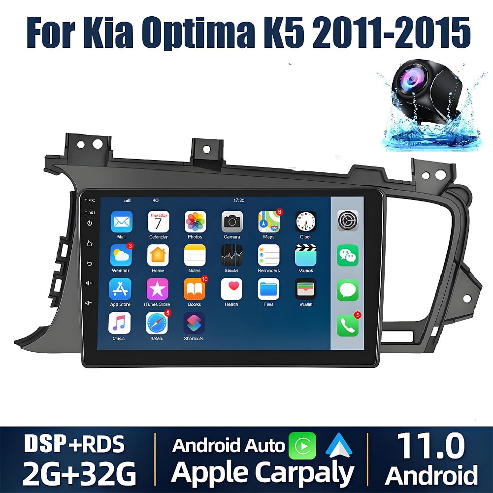 9 inch Car Stereo with Carplay Android Auto fit for Kia Optima K5 2011 ...