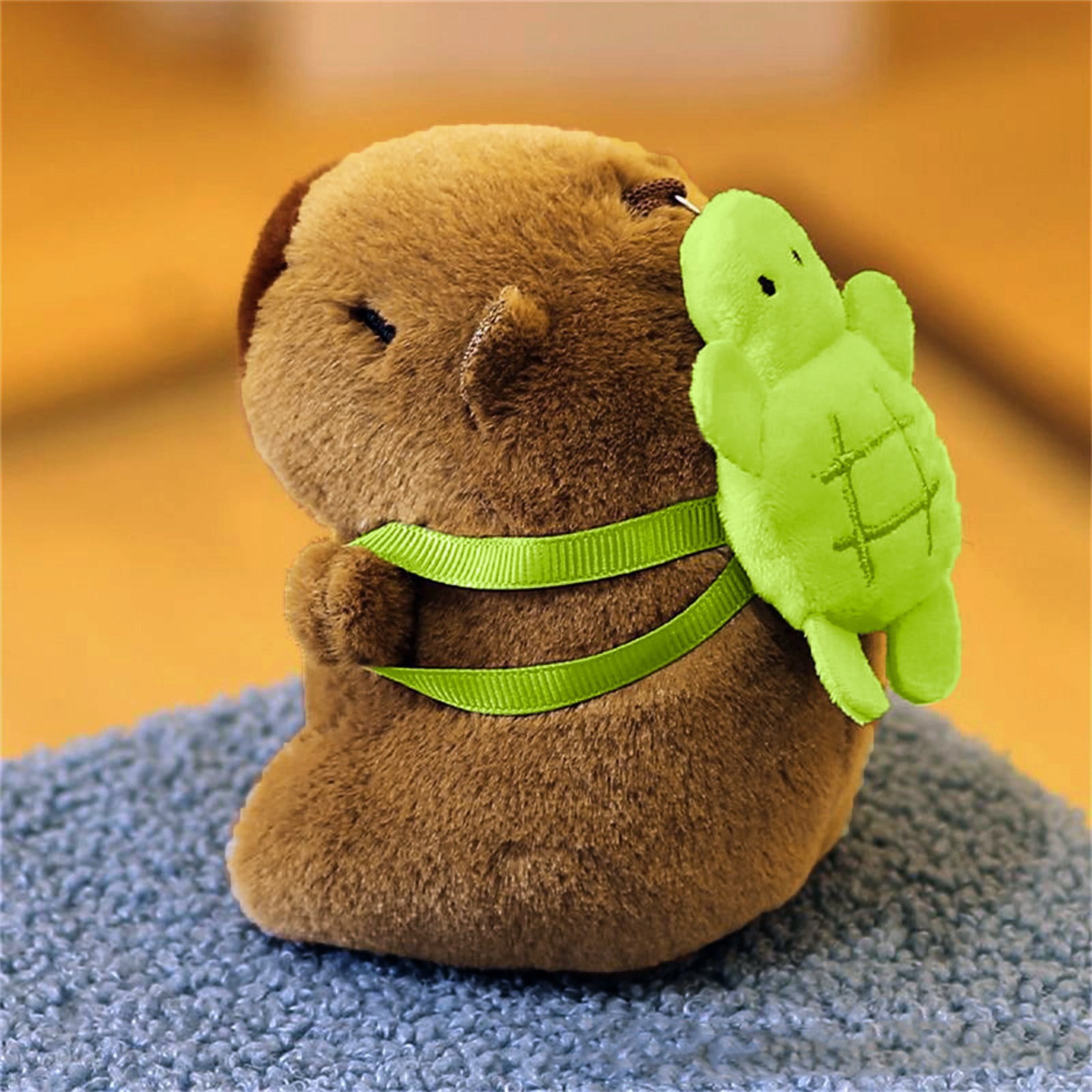 9 inch Cute Capybara Plush Kawaii Capybara Stuffed Animal with Turtle ...