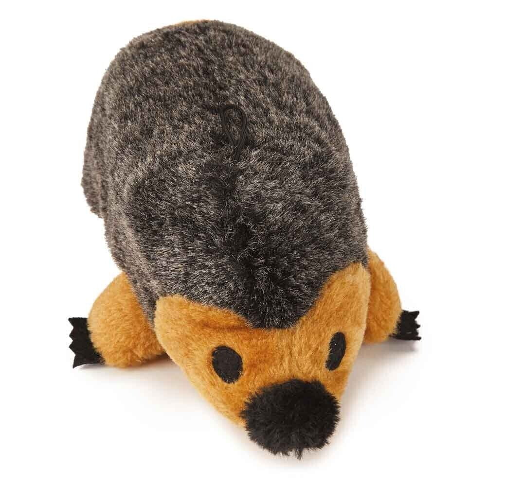 9 inch Cute and Cuddly Realistic Hedgehog Plush Irresistible Squeaker ...