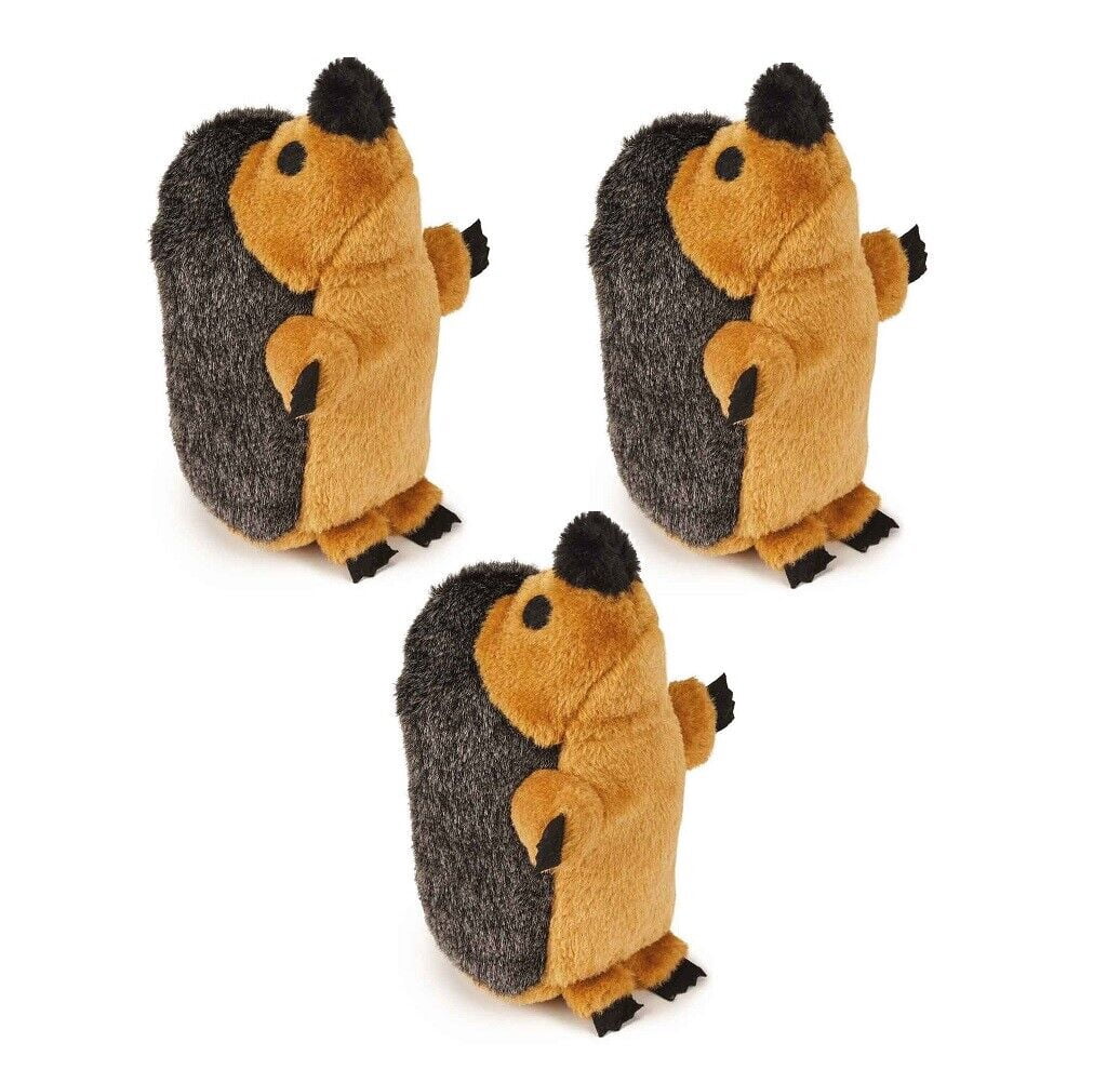 9 inch Cute and Cuddly Realistic Hedgehog Plush Irresistible Squeaker ...