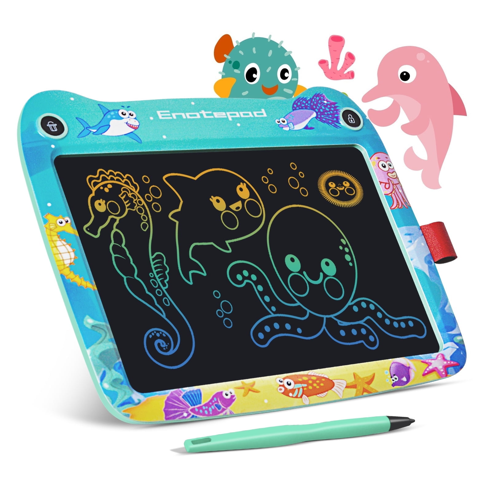 9 inch LCD Writing Tablet,Drawing Pad Learning Gift Creative Toy for 2 ...