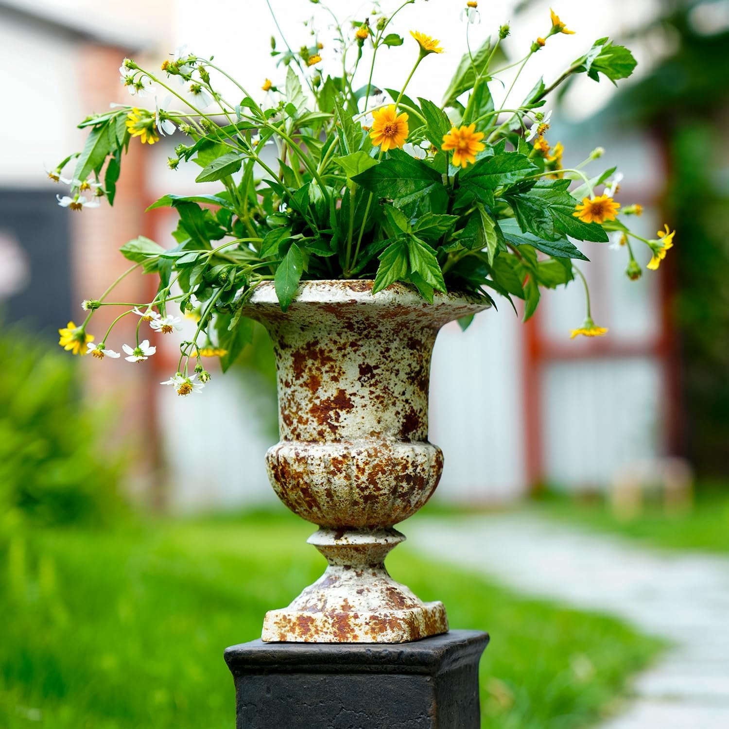 9 inch Retro Planters Urn Outdoor Planters Indoor Decor - Vintage Pots ...