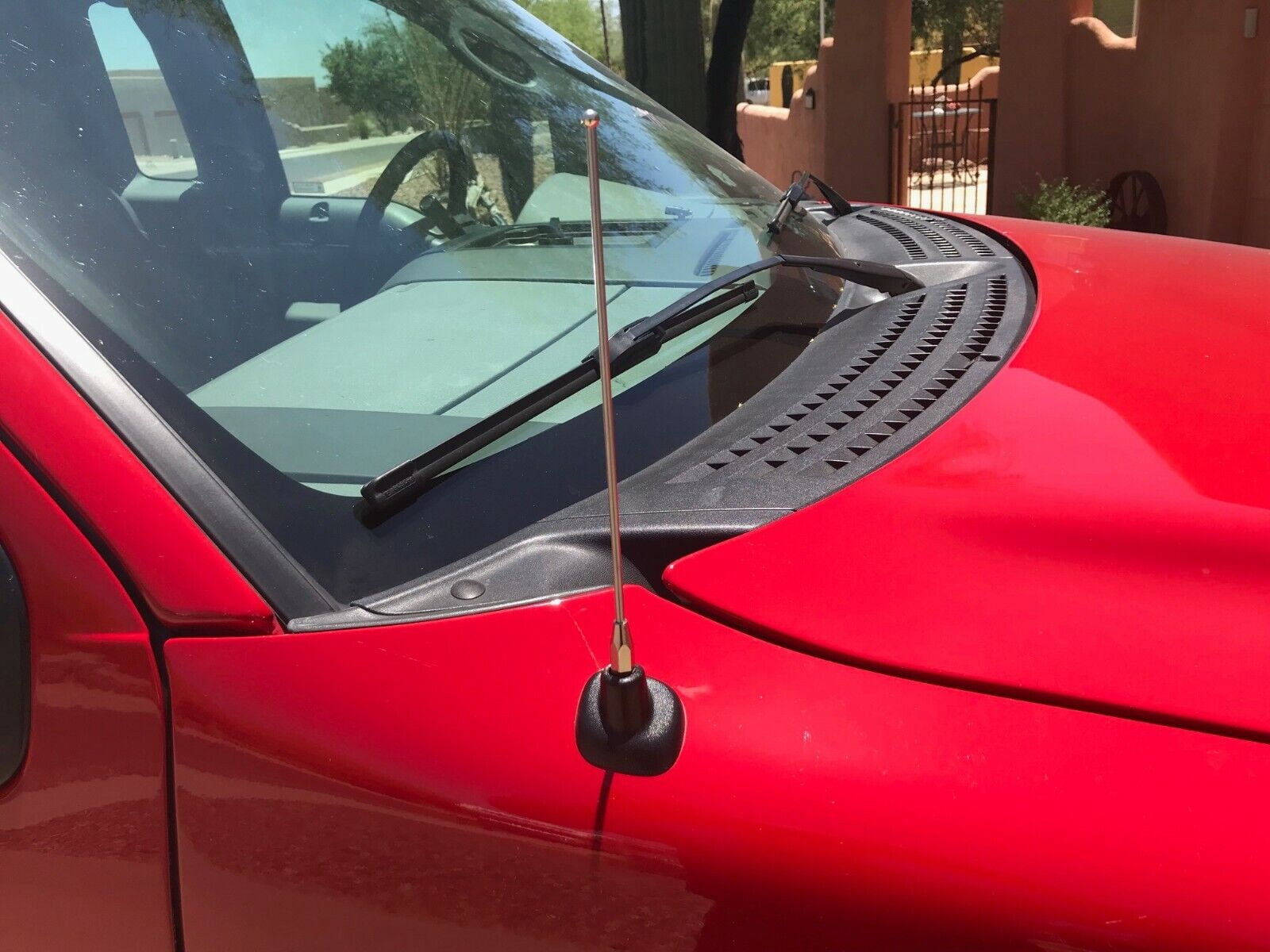 9" inch Stainless Steel Antenna Mast Power Radio AM/FM for FORD F-150 ...