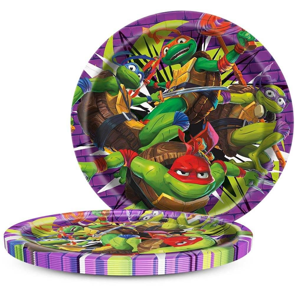 TMNT Teenage Ninja Turtles Birthday Party Supplies - 9 inch Round ...