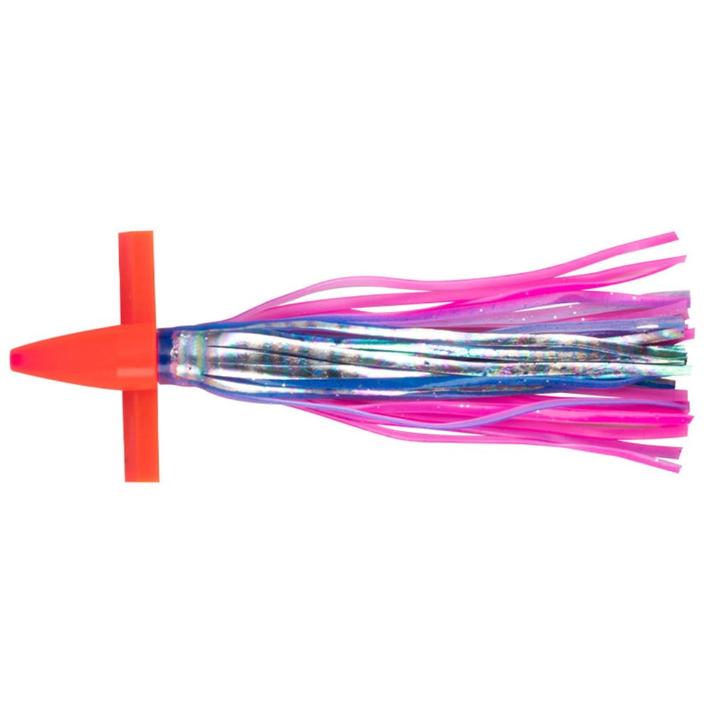 9 inch Trolling Lure Double Skirted Soft sea Head Teaser Bait Bird Tuna ...