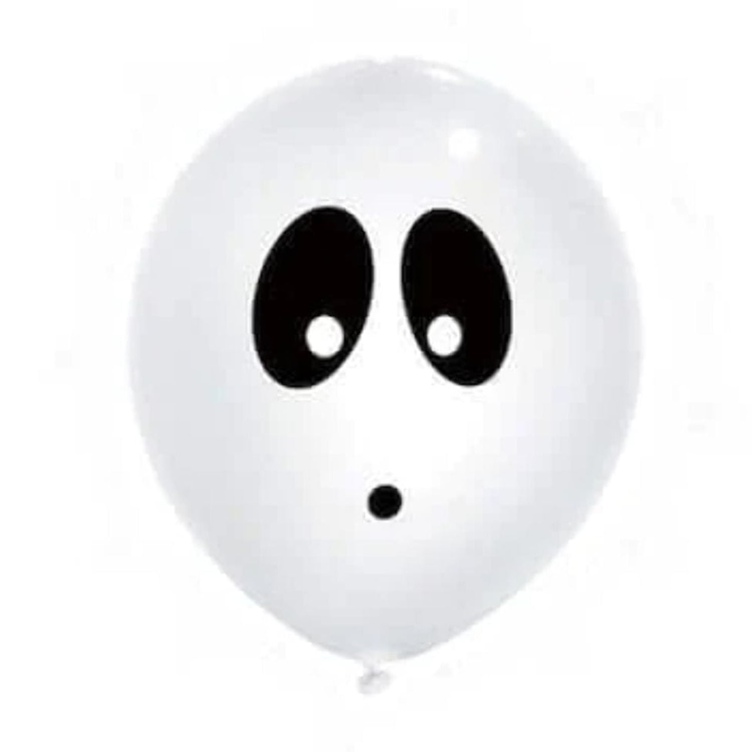 9 inch Unique Ghost Led Light Up Balloon (3 Pk) Latex Balloons (3 Pack ...
