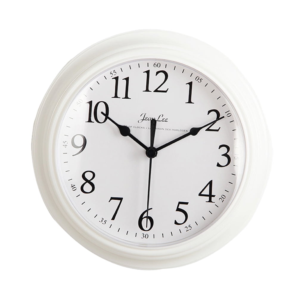 9-inch living room wall clock-modern simple clock-plastic silent clock ...
