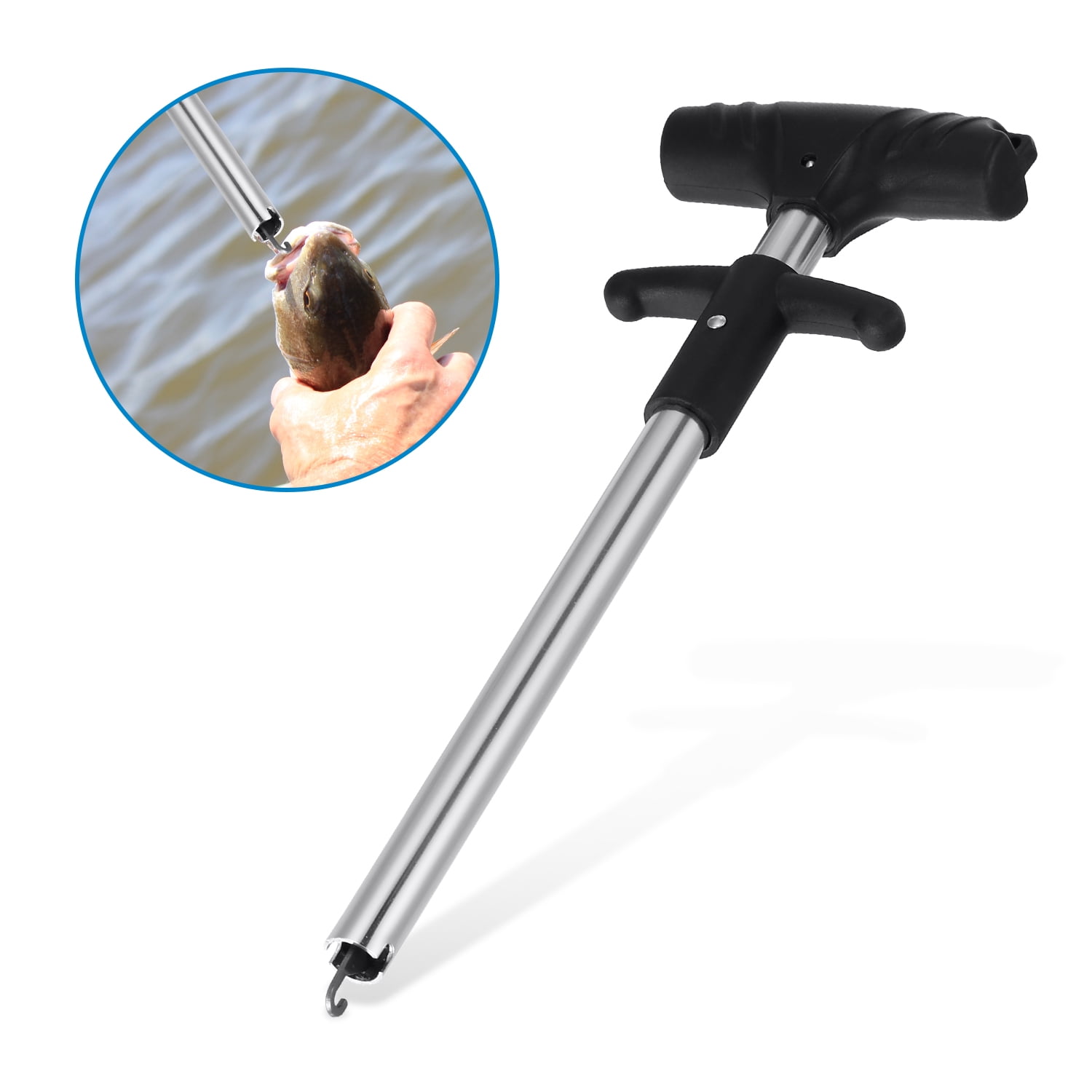 9 inches Easy Reach Fish Hook Remover Tool Squeeze Out Hook Extractor ...