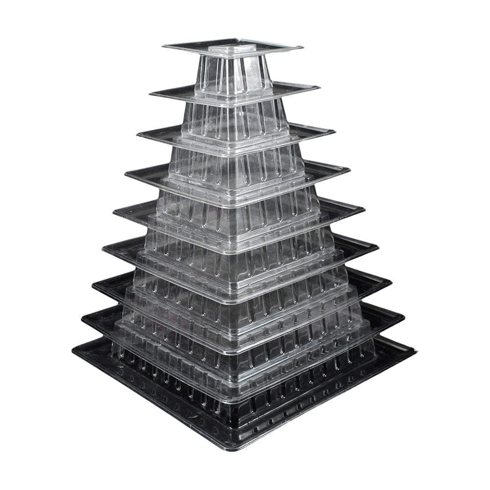 9-layer 5-layer square display stand macaron display stand dessert ...