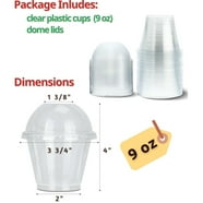 Walmart 32 oz Plastic Cups with Lids for Smoothies, Cold Drinks, Iced ...