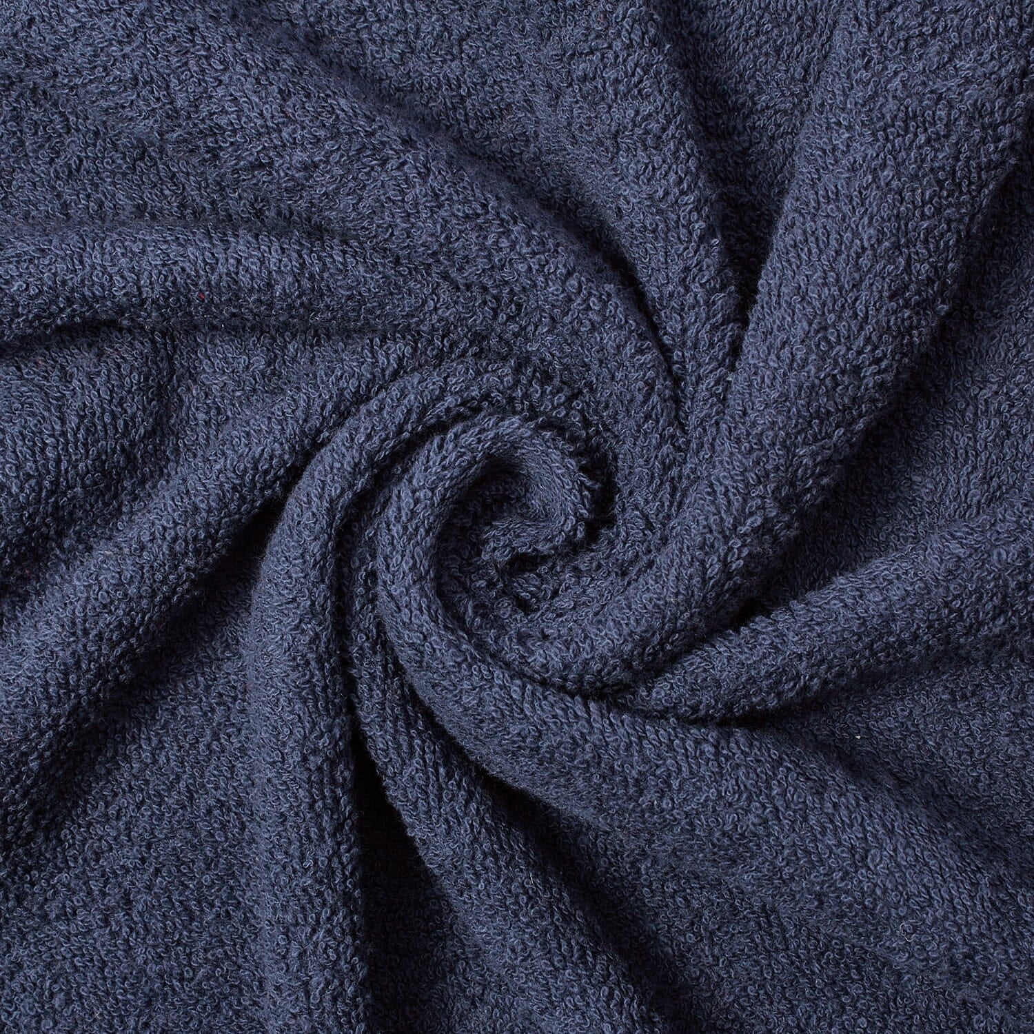 9 oz Cotton Terry Cloth Hypoallergenic 44/45" Fabric By The Yard - Navy ...