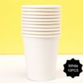9 oz Paper Coffee Cups 10 Count, Disposable Leak-Proof Paper Cups ...