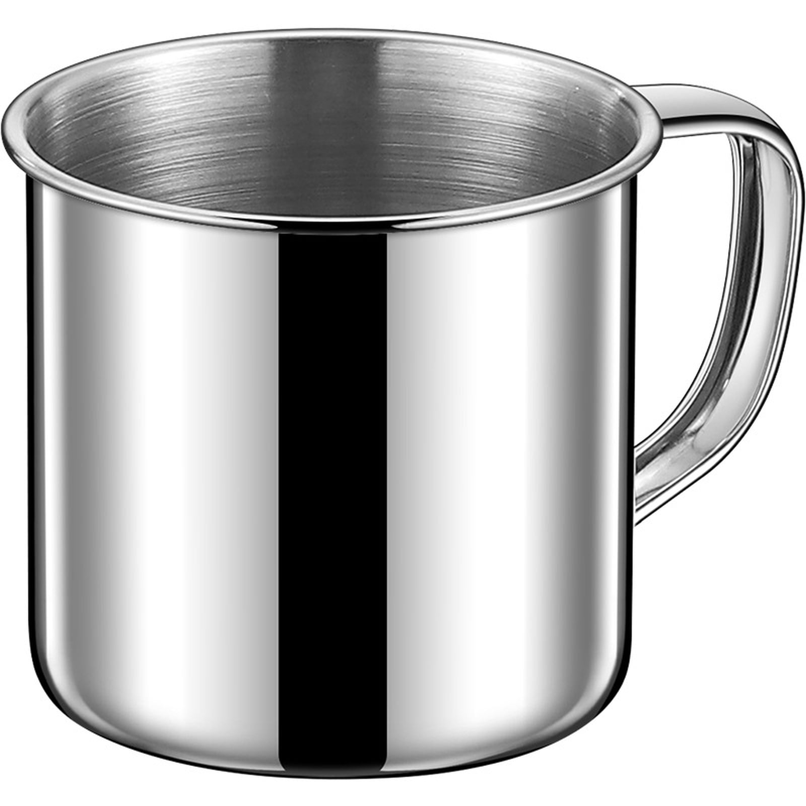 9 oz Stainless Steel Cup with Handle Metal Drinking Mug, 304 Food Grade ...