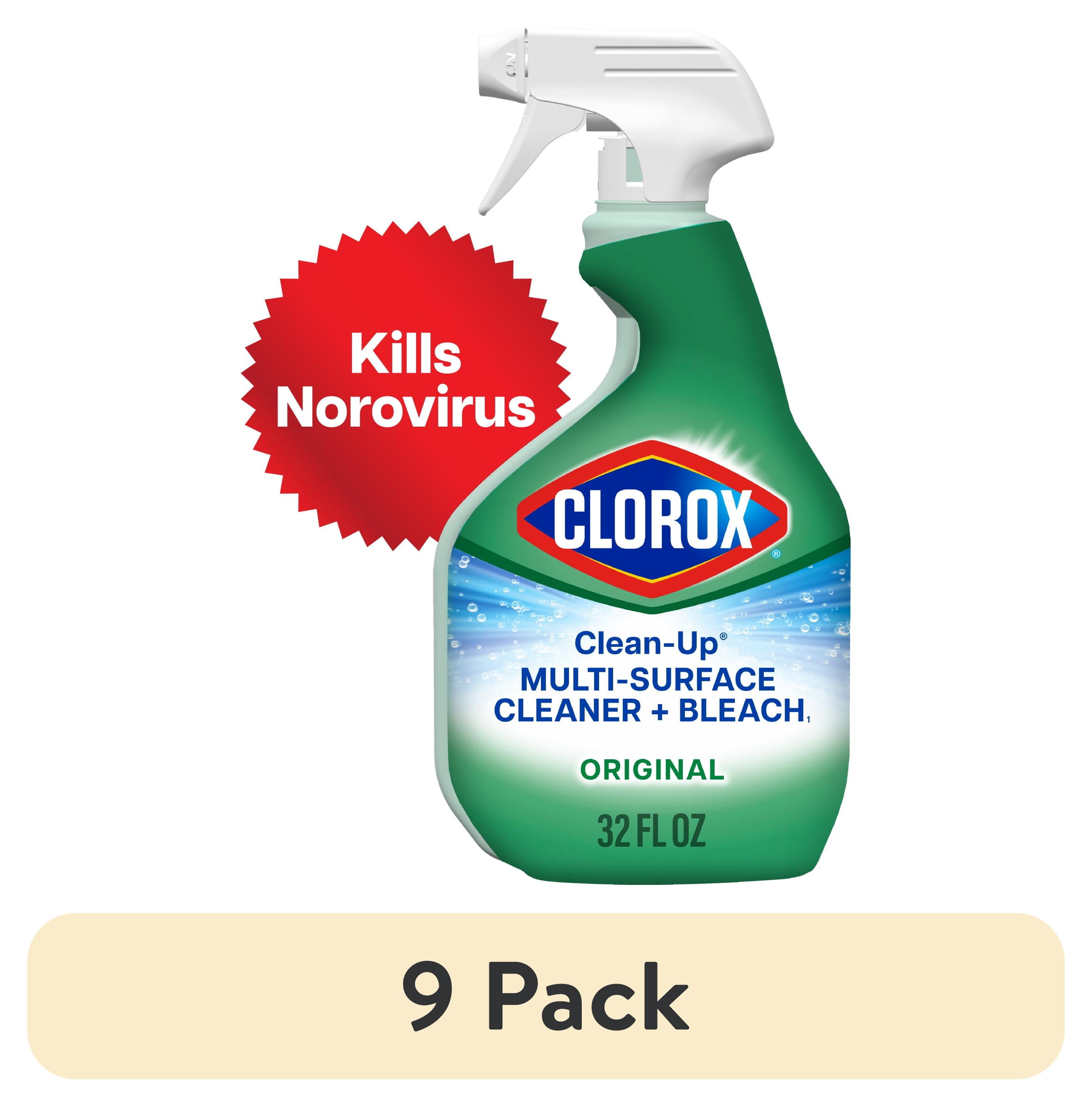 (9 pack) Clorox Clean-Up All Purpose Cleaner Spray with Bleach, Spray ...
