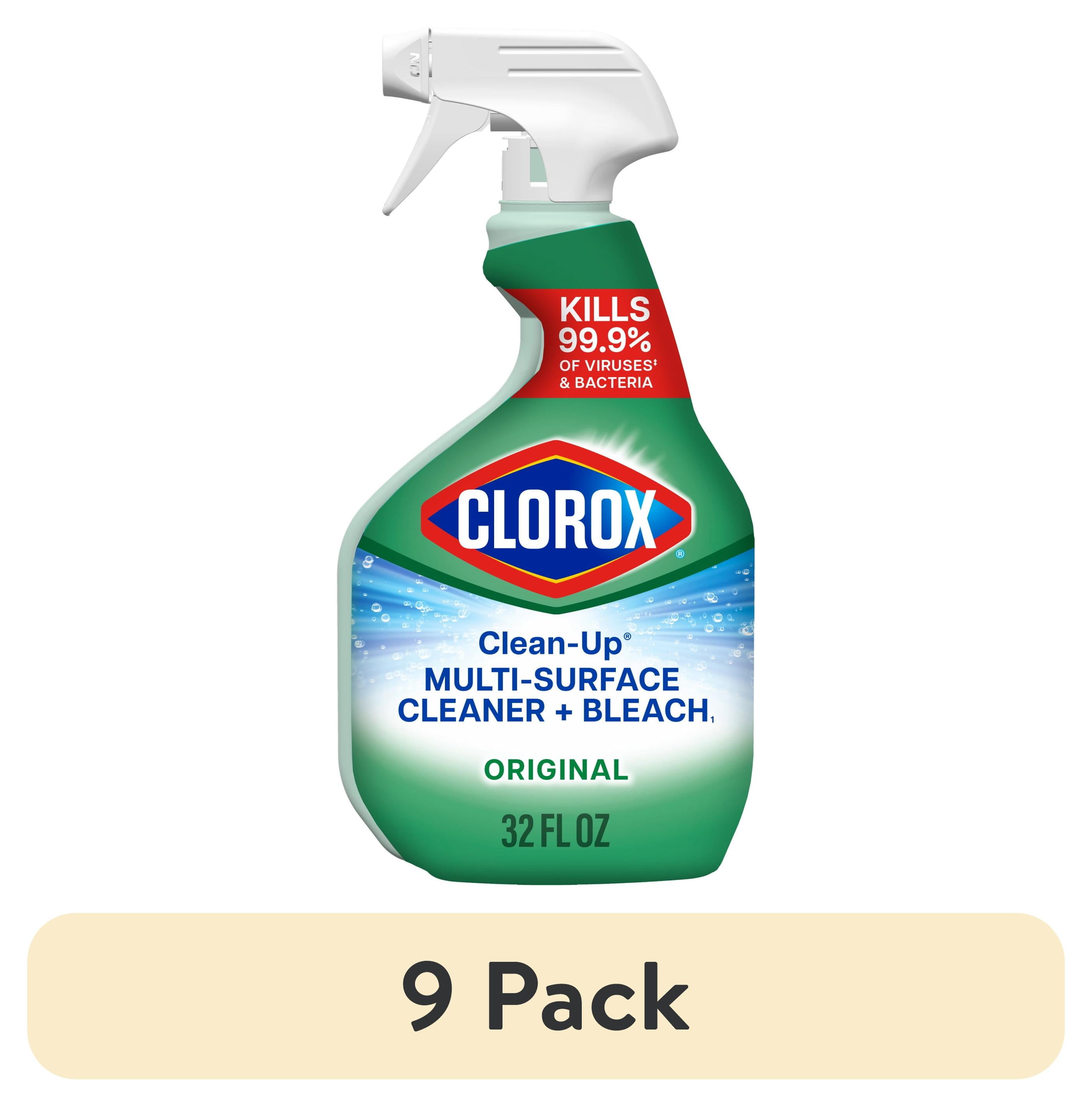 (9 pack) Clorox Clean-Up All Purpose Cleaner Spray with Bleach, Spray ...