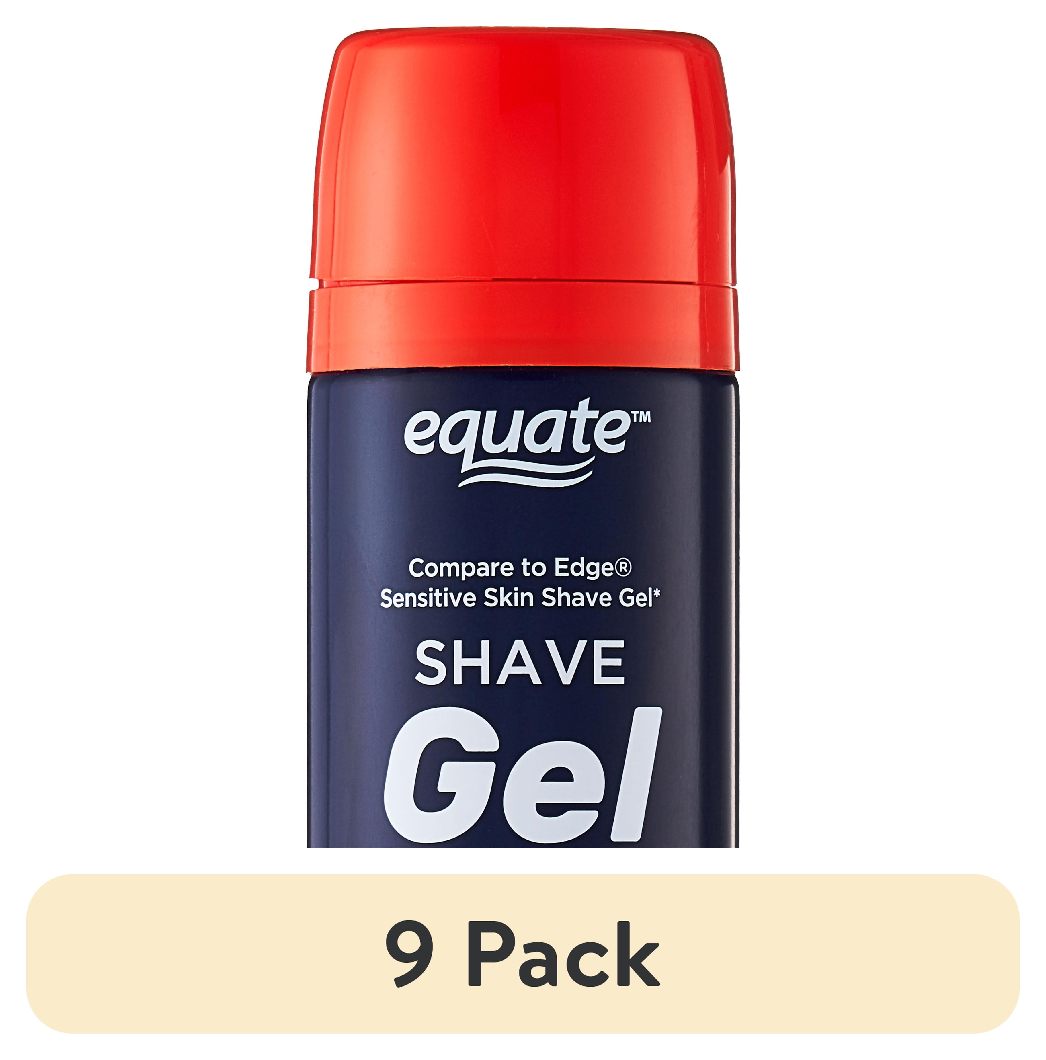 (9 pack) Equate Sensitive Skin Shave Gel with Aloe, 7 oz (2 Count ...