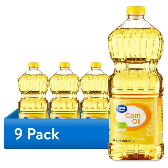 (9 pack) Great Value Corn Oil, 48 fl oz - Walmart.com