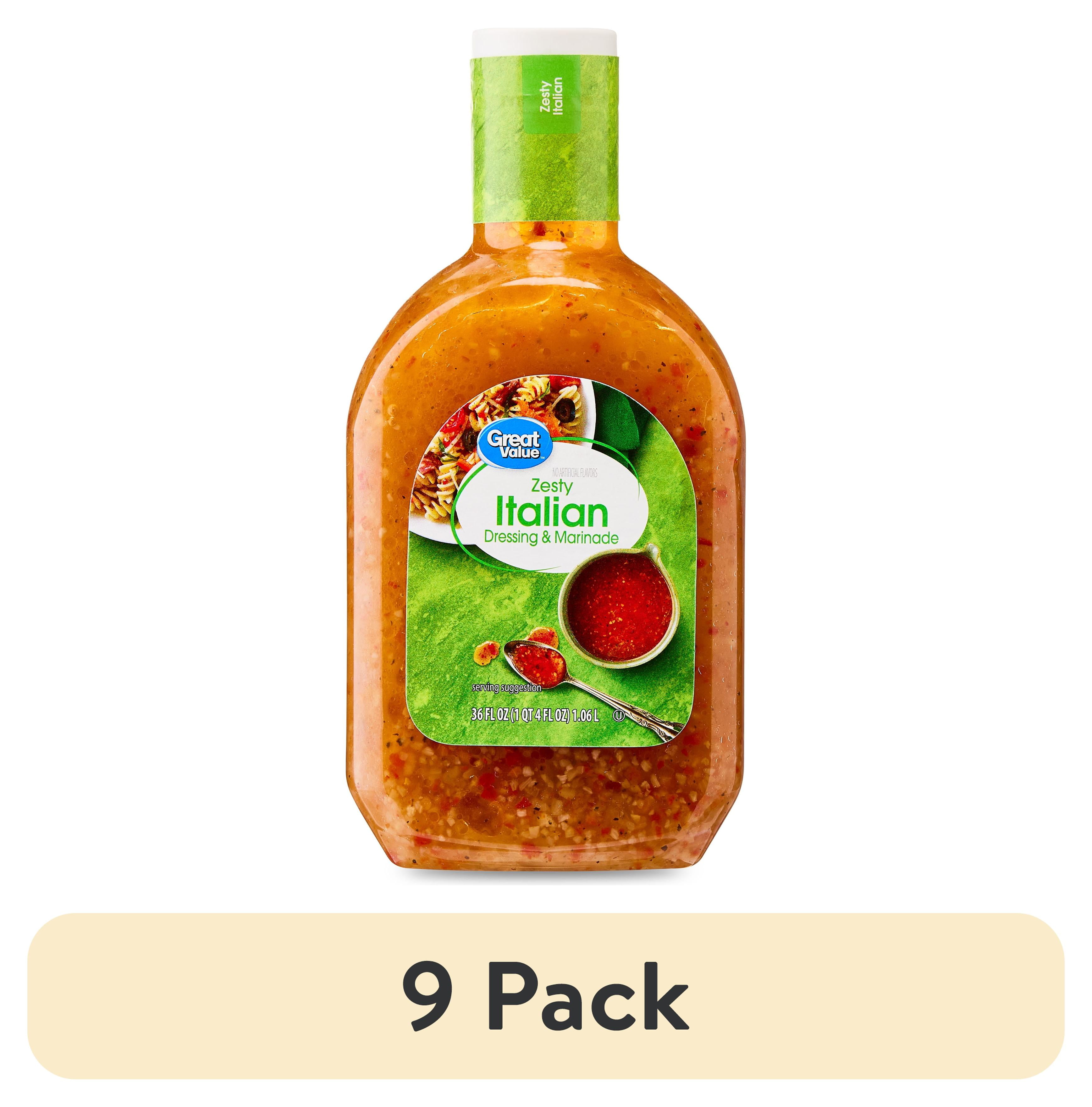 9-pack Zesty Italian Dressing - Salad dressings - Walmart Business Supplies
