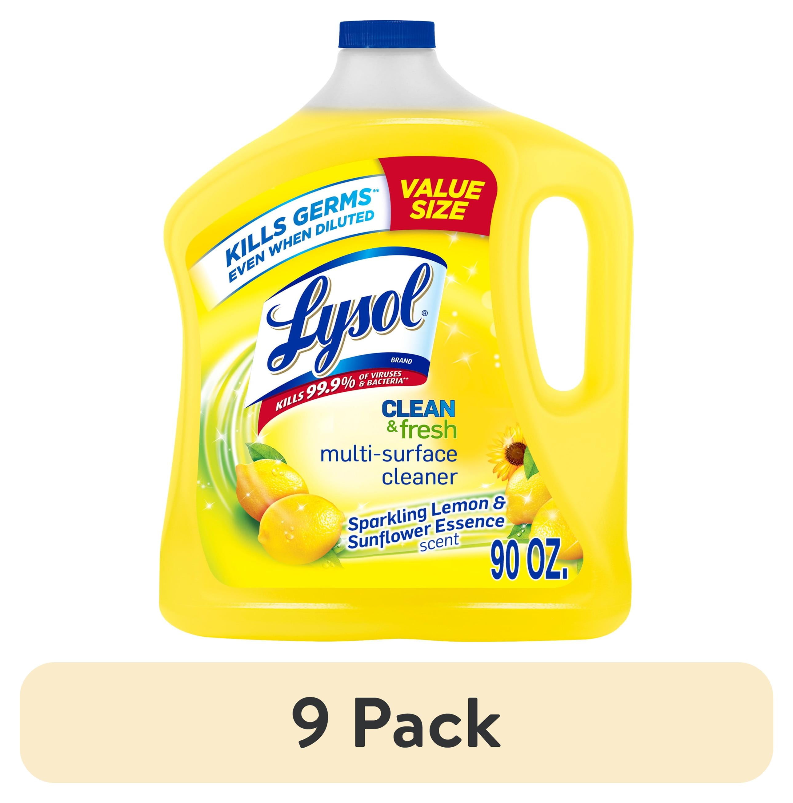 (9 pack) Lysol, Multi-Surface Cleaner, Clean & Fresh, Value Size ...