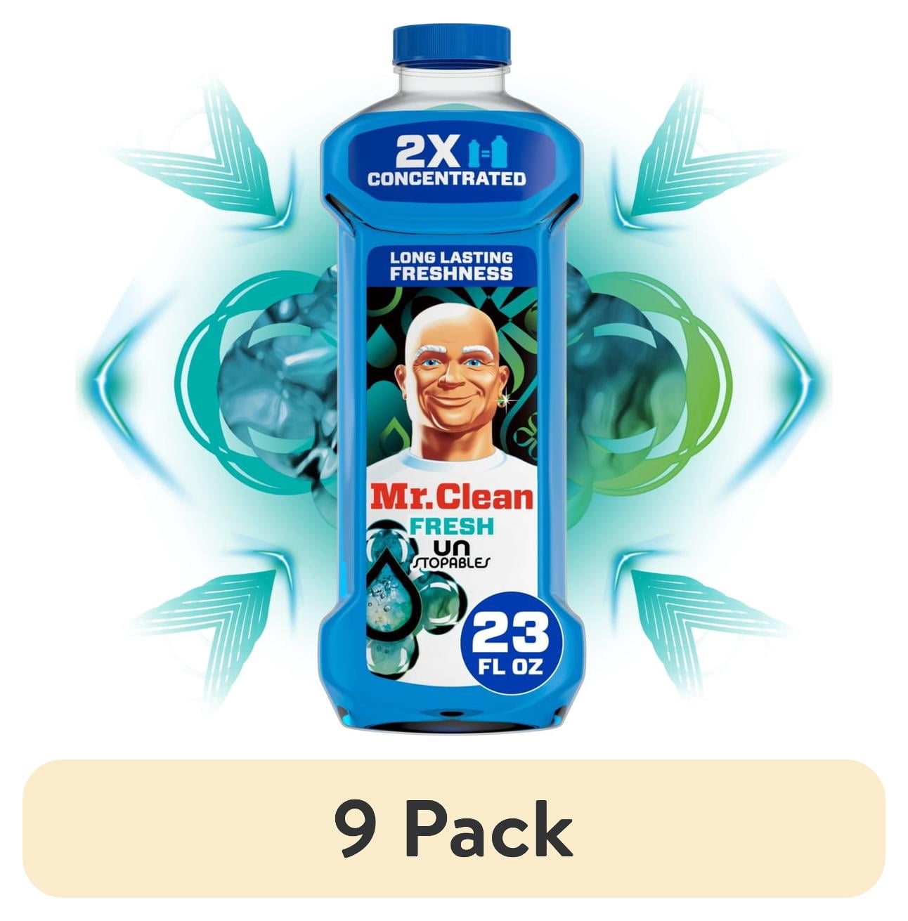 (9 pack) Mr. Clean All Purpose Cleaner, 2X Concentrated Multi Surface ...