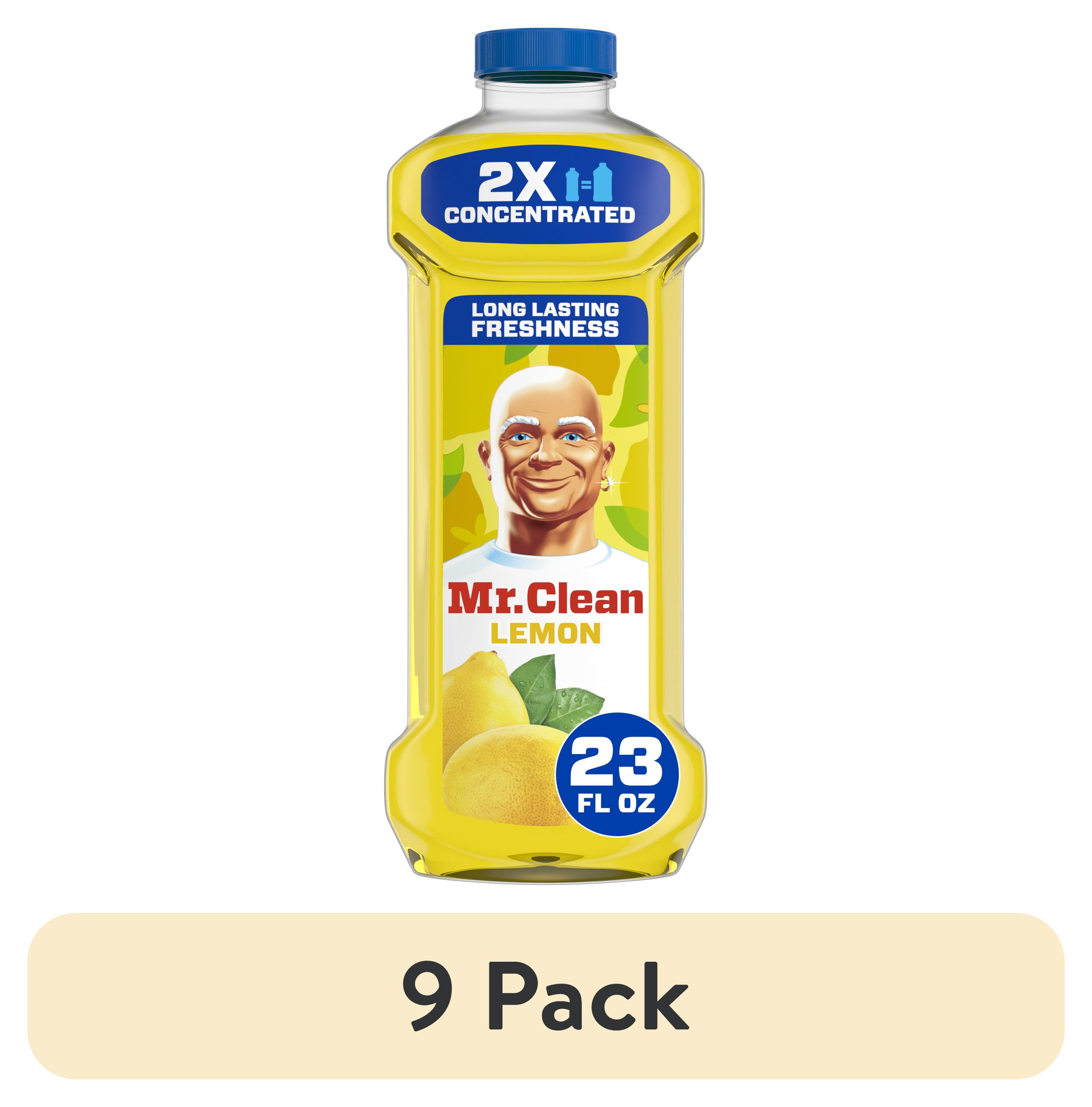 (9 pack) Mr. Clean 2X Concentrated Multi Surface Cleaner with Lemon ...