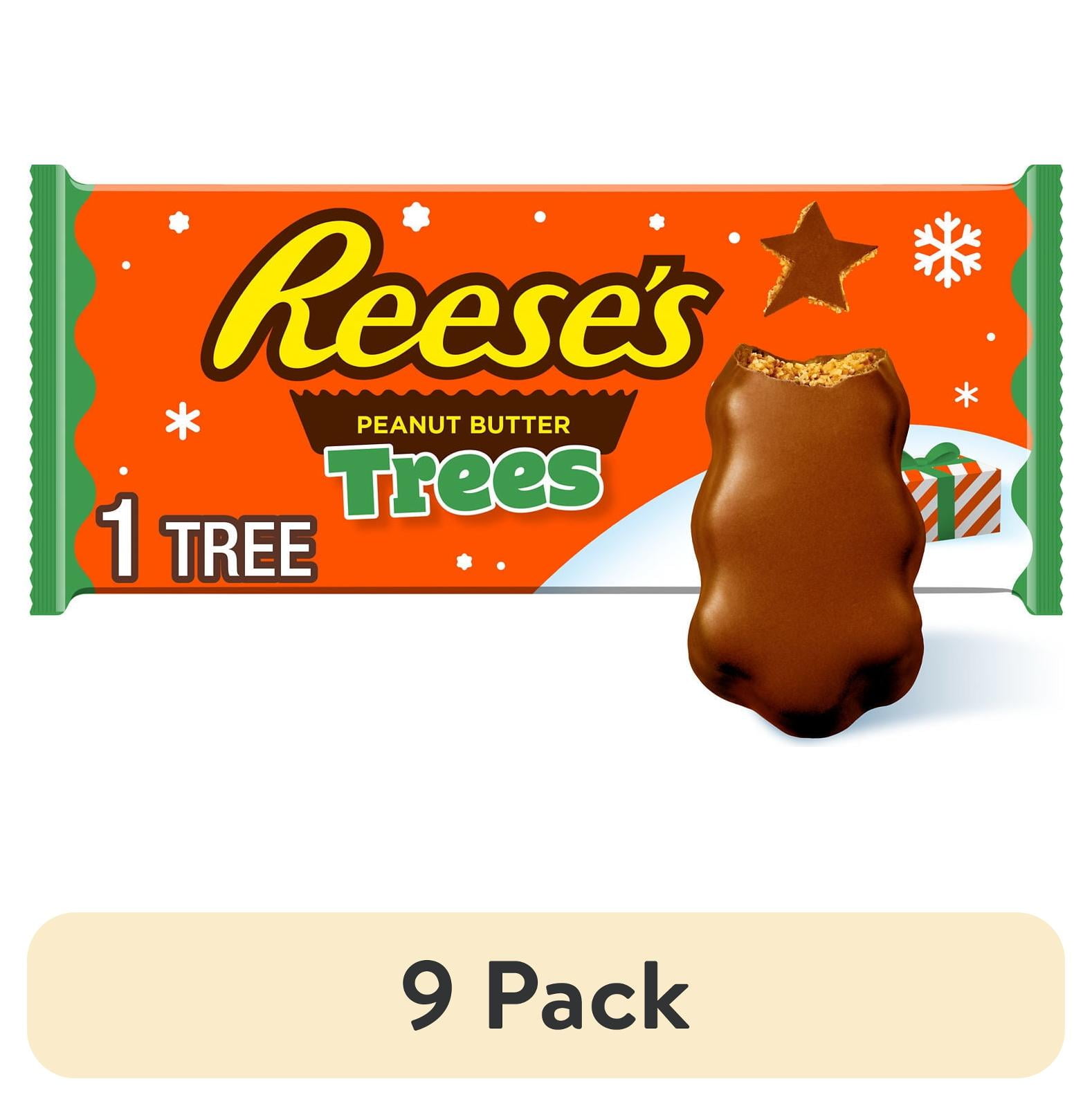 (9 pack) Reese's Milk Chocolate Peanut Butter Trees Christmas Candy ...