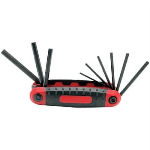 9 pc Folding Hex Key Set - SAE - Walmart.com