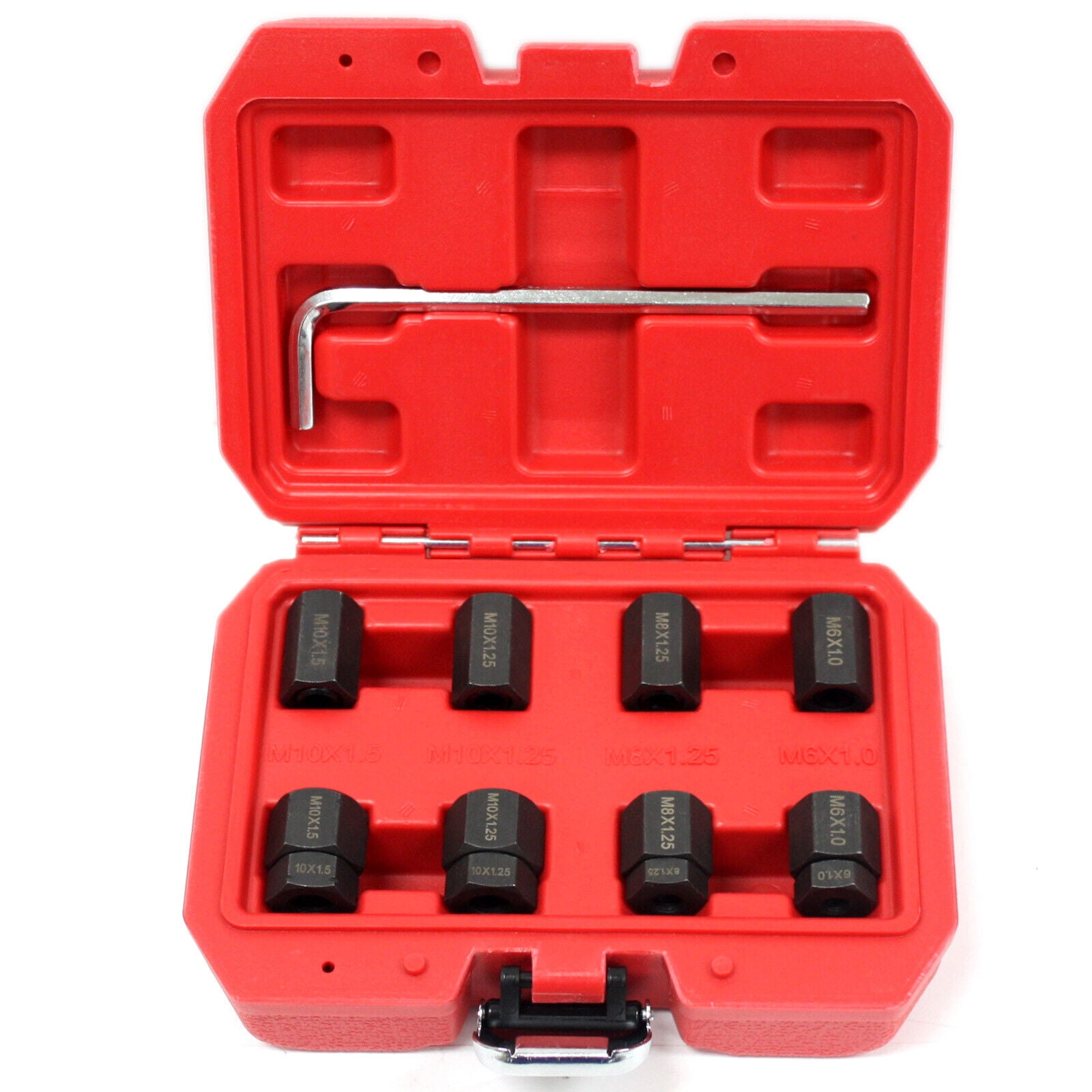 9 pc Stud Remover & Installer Thread Set M6 M8 M10 Metric No Thread ...