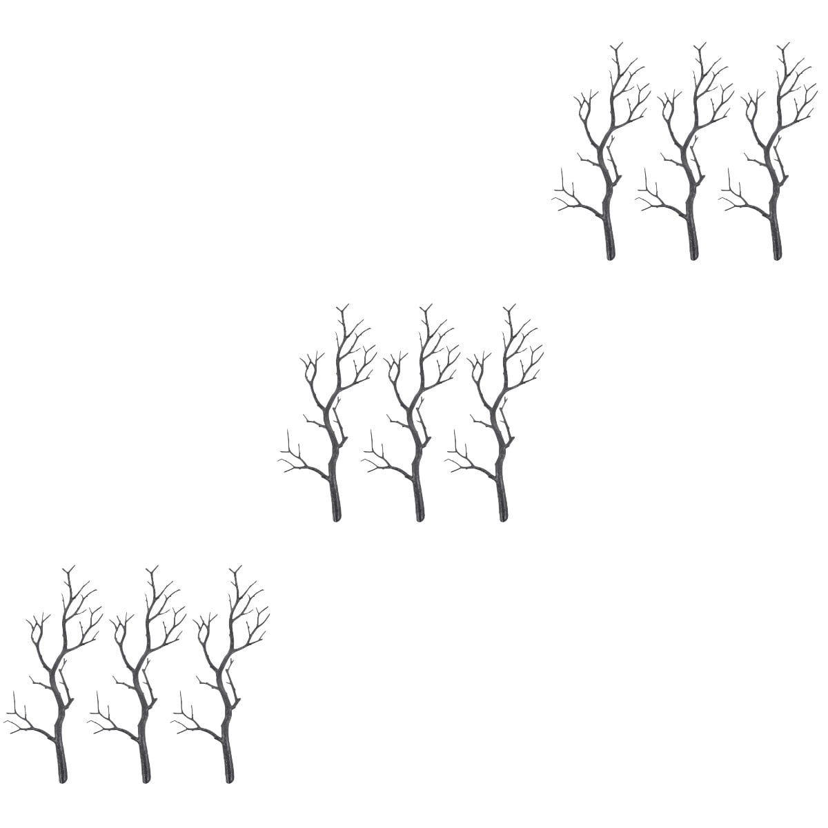 9 pcs Exquisite Fake Branch Ornament Artificial Tree Branches Fake ...