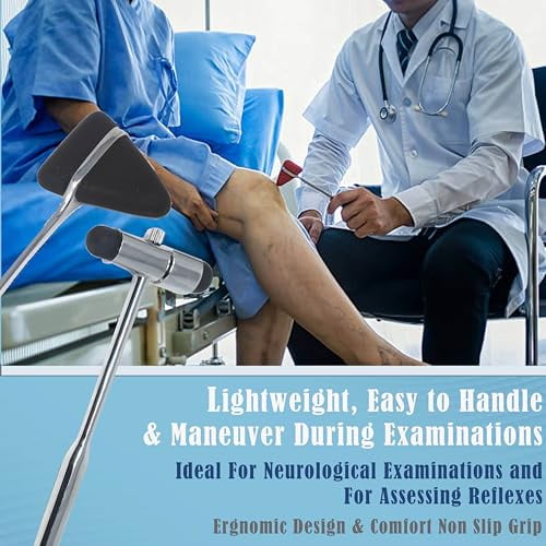 9 pcs Neurological Percussion Set, Reflex Taylor Buck Babinski Hammers ...