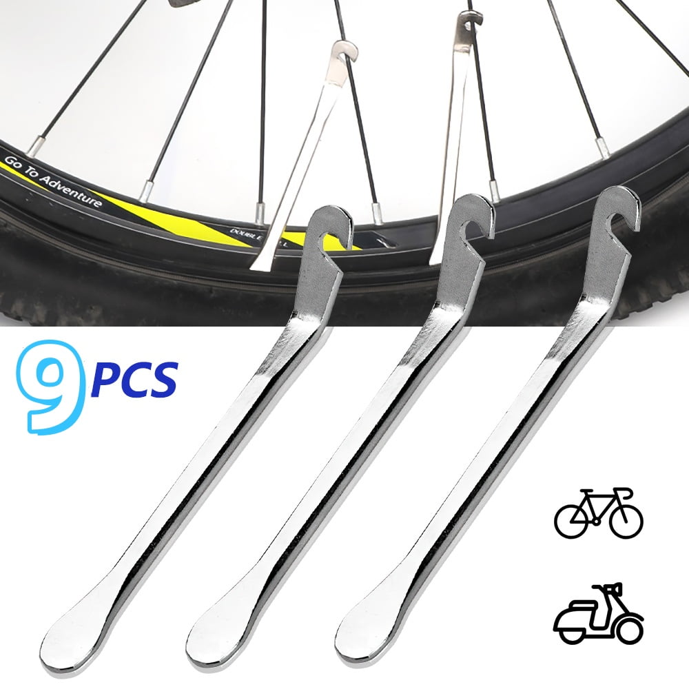 9 pcs Premium Bicycle Tire Lever Tyre Spoon Iron Changing Tool,Bike Tire Levers - Walmart.com